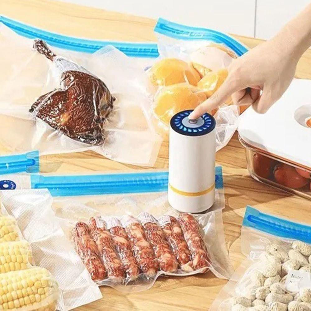 Mini Seladora A Vacuo Touch Portatil Conserva Alimentos Frutas Verduras Carnes Legumes Cozinha ...