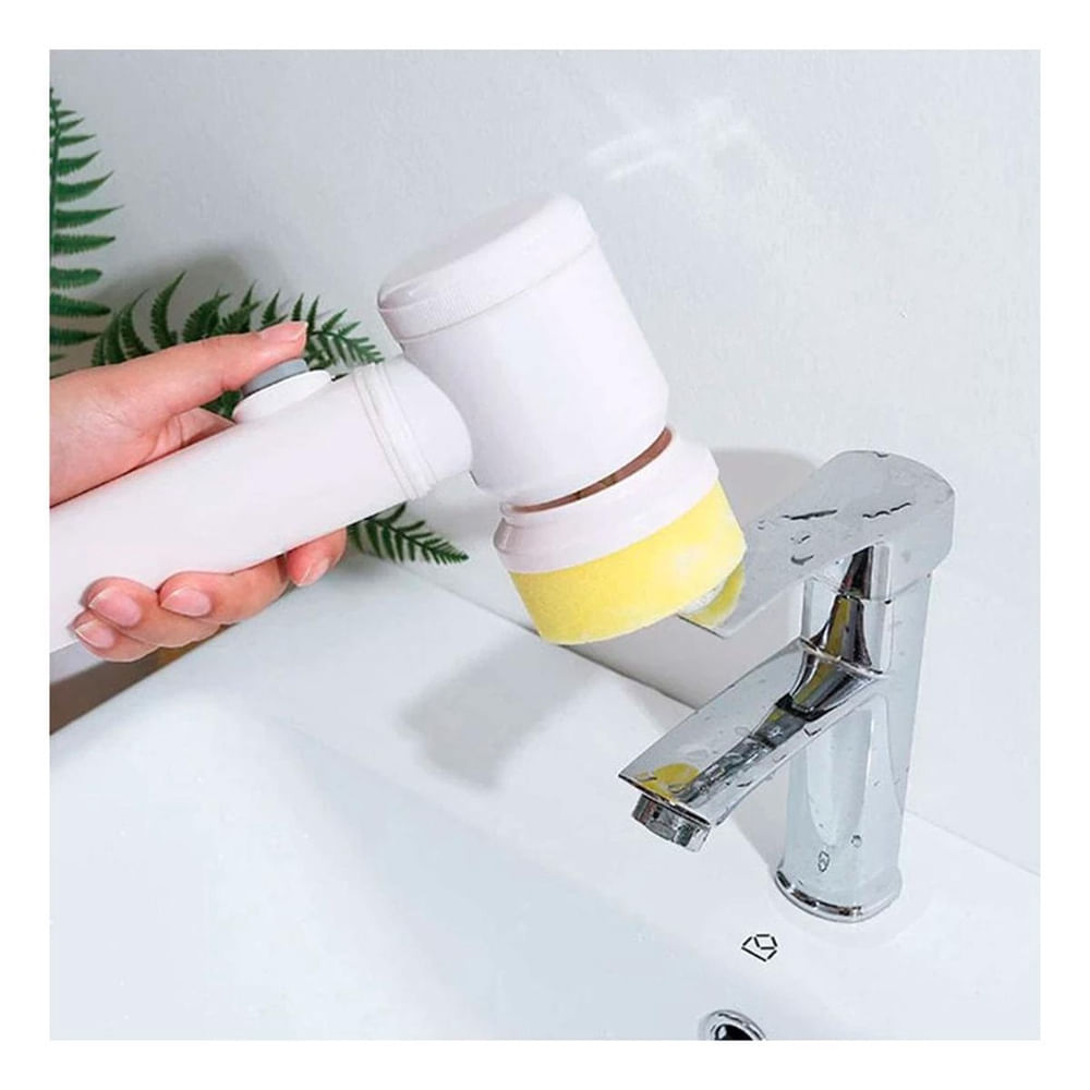 Escova De Limpeza 3Em1 Elétrica Giratória Magic Brush Limp em Promoção ...