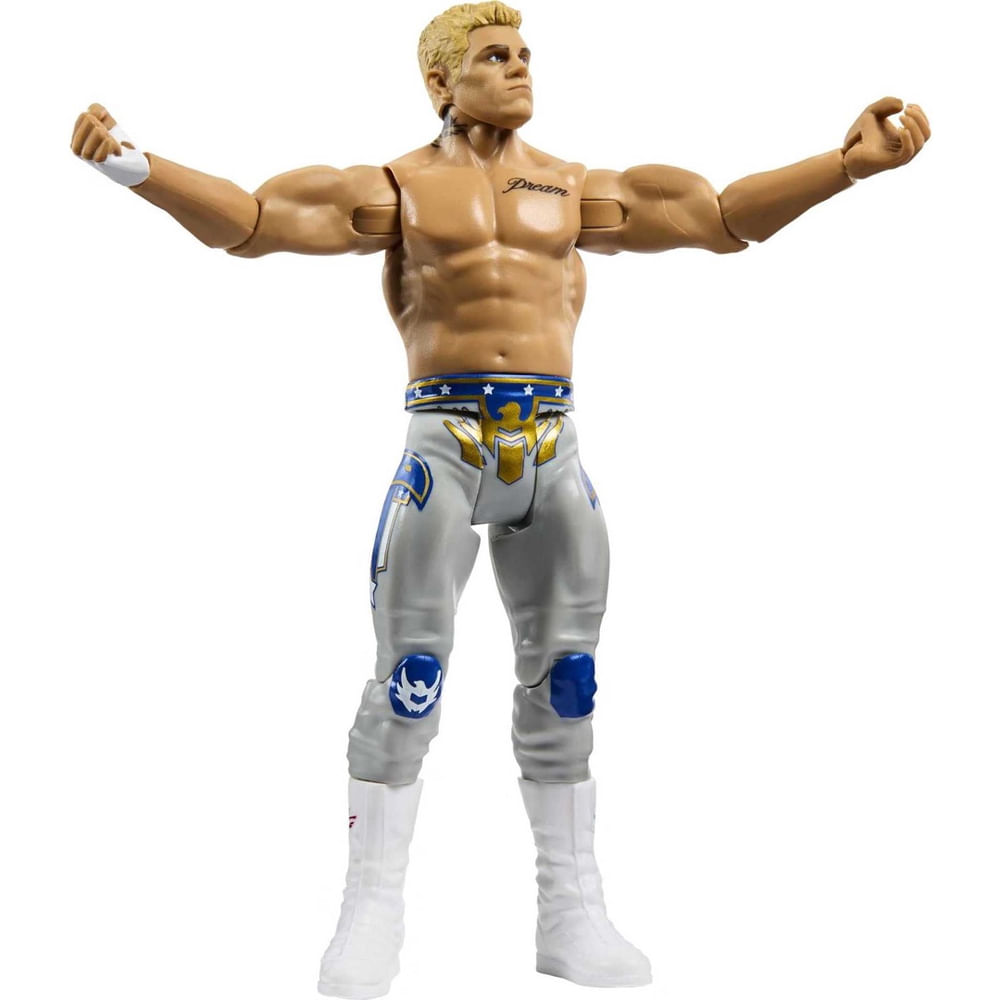 Boneco de ação Mattel wwe Cody Rhodes Basic de 15 cm com 10 pontos em ...