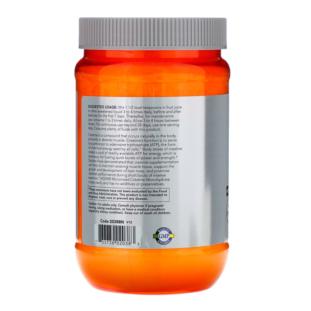 Creatina Monohidratada Now Foods 500gr Pó Importado em Promoção ...