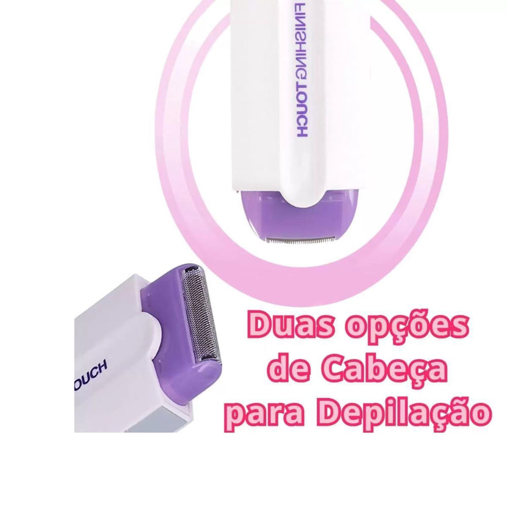 Depilador Facial Intimo Eletrico Maquina De Depilação Corpo em Promoção ...