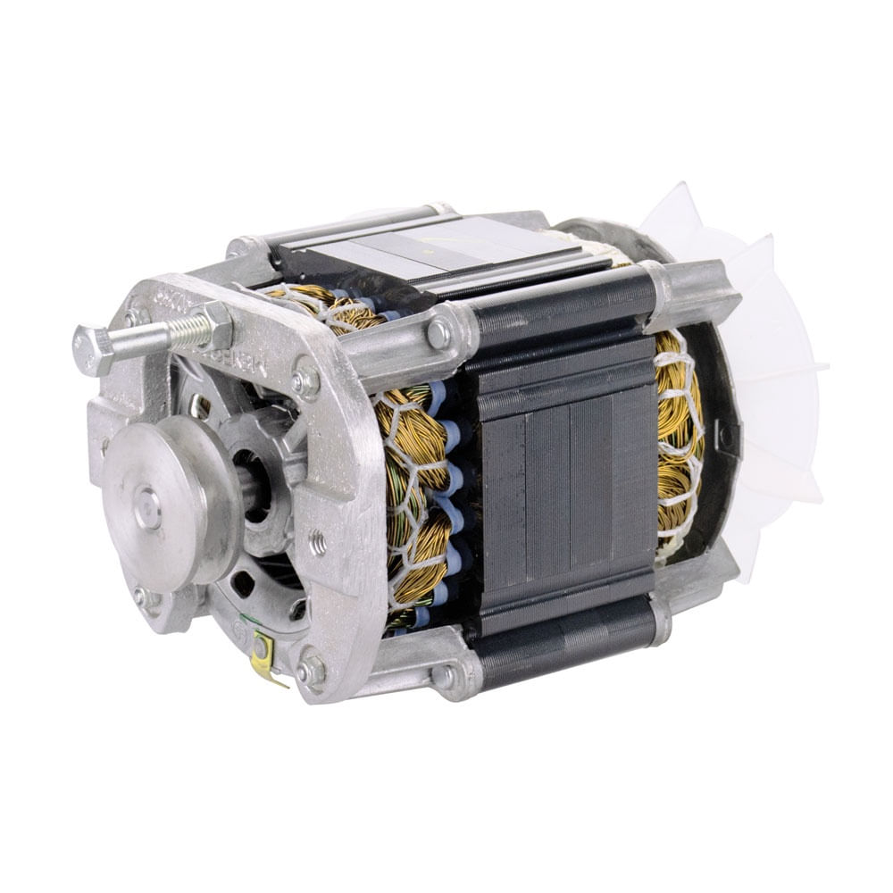 Motor Betoneira 1/2CV 4 Pólos Monof Bivolt Com Polia e Flange IP00 Weg ...