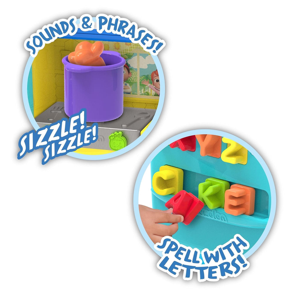 Playset Just Play cocomelon Learning Kitchen 34 peças em Promoção ...