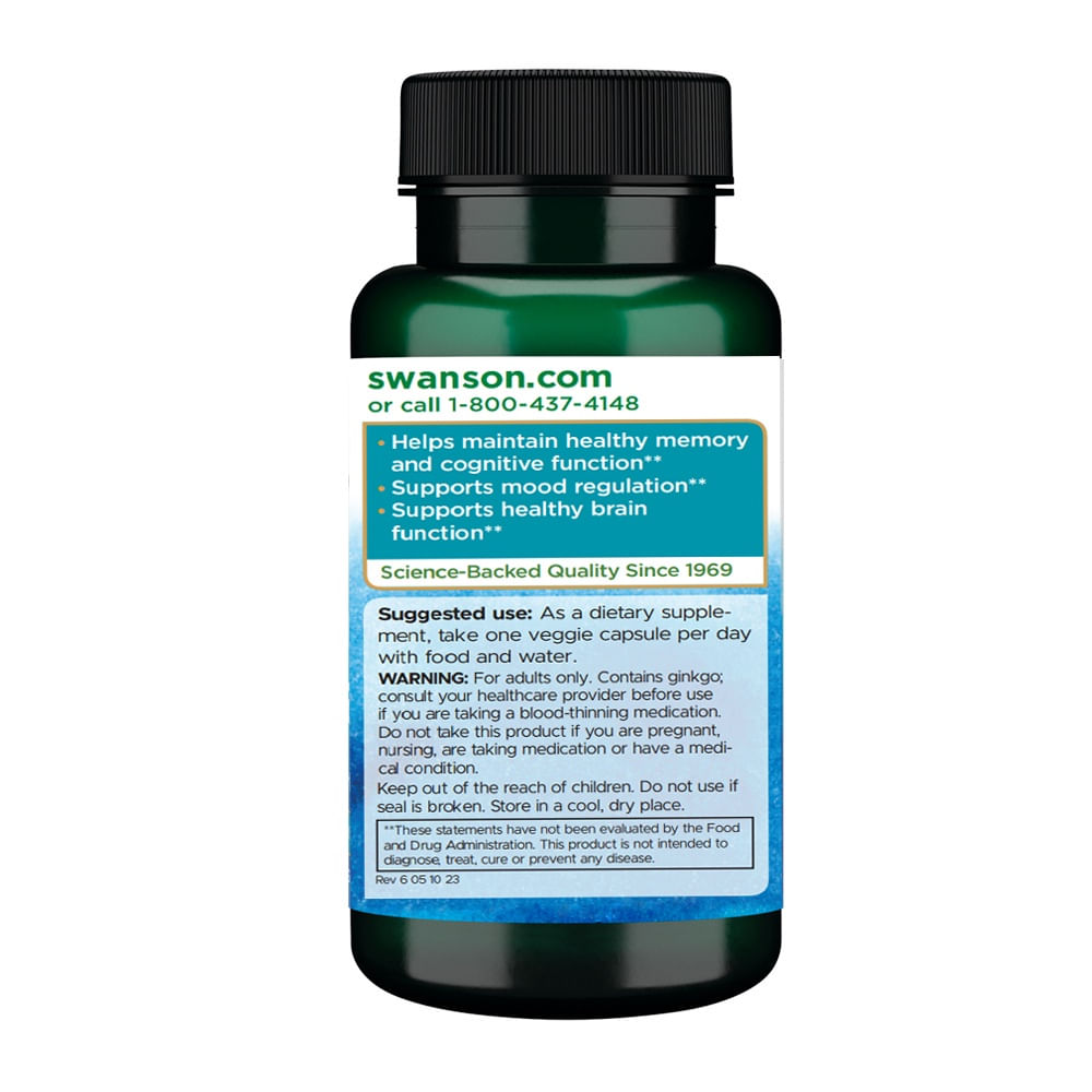 Brain Essentials Swanson 60 Capsulas Importado em Promoção | Ofertas na ...