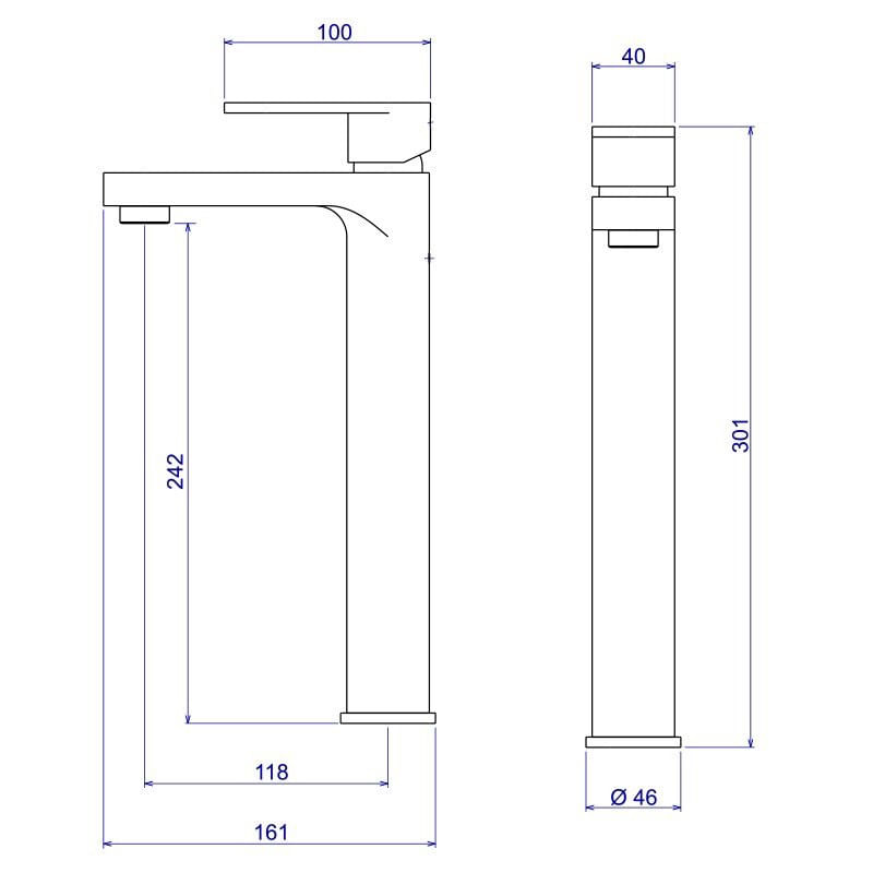 Torneira Misturador Monocomando Deca Drop 2885 C91 de Bancada Cromada ...