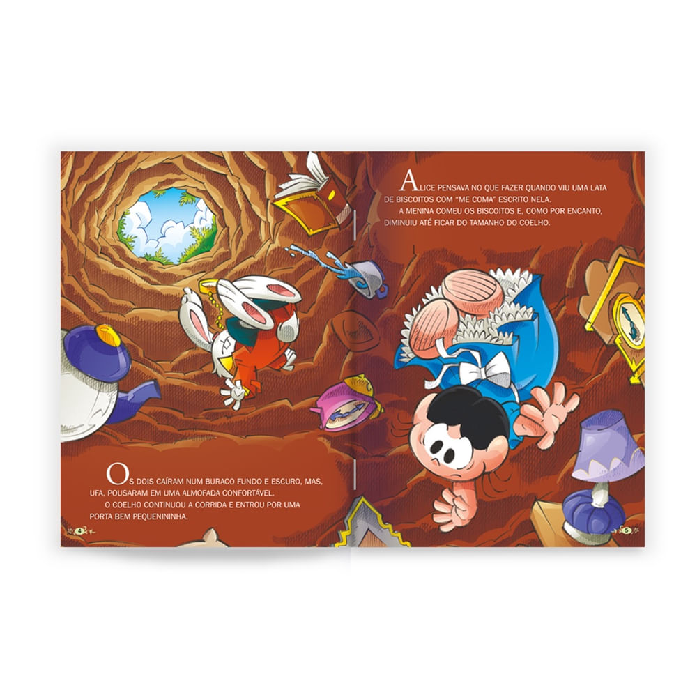 Livro - Turma da Mônica - Clássicos Para Sempre - Alice no País das ...
