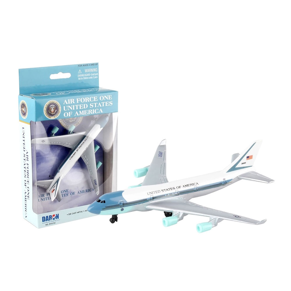 Avião Daron Air Force One Single Plane White Herpa em Promoção ...