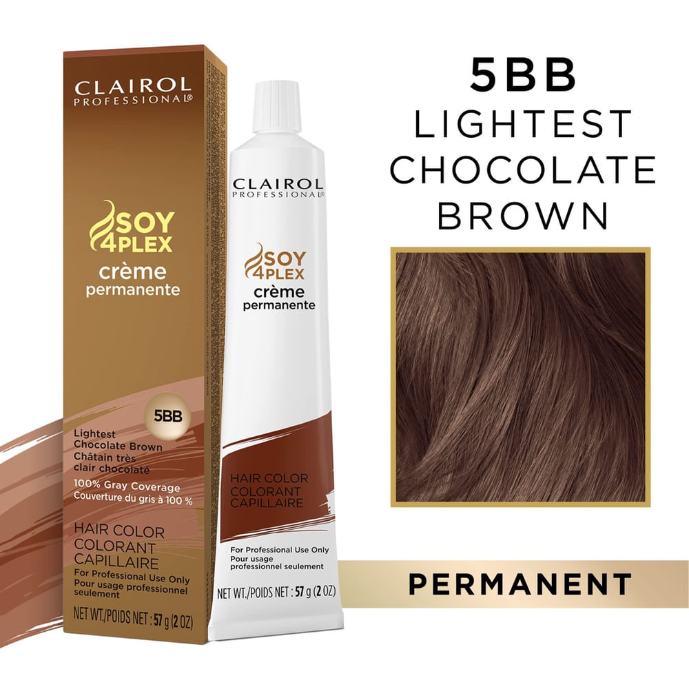 Tintura para cabelo Clairol Professional Permanent 5BB Lightest ...