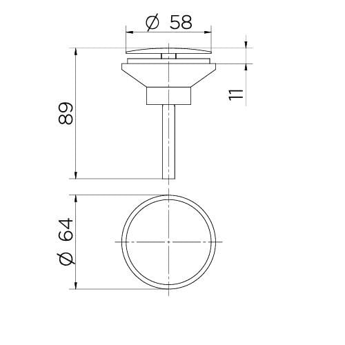 Válvula para Lavatório Oculta 7/8 cromado Polido Docol em Promoção ...