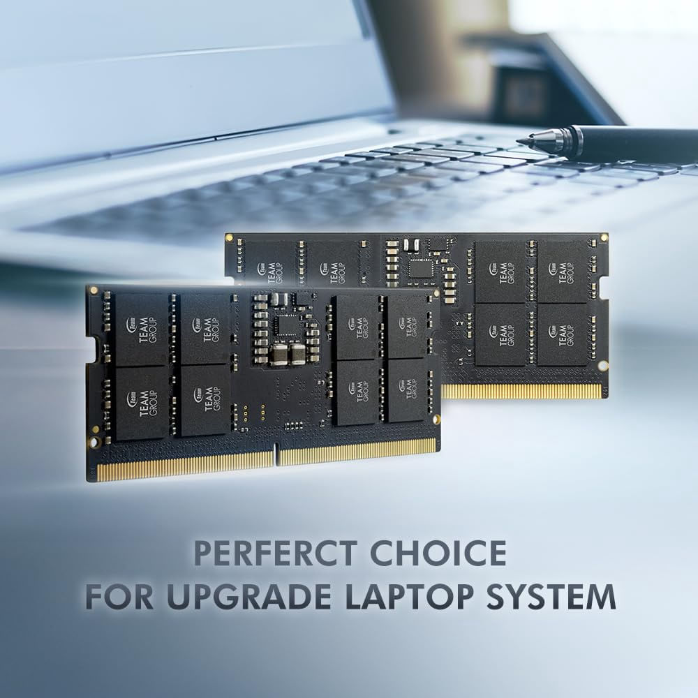 Módulo de memória para laptop teamgroup Elite sodimm DDR5 32GB 4800MHz ...