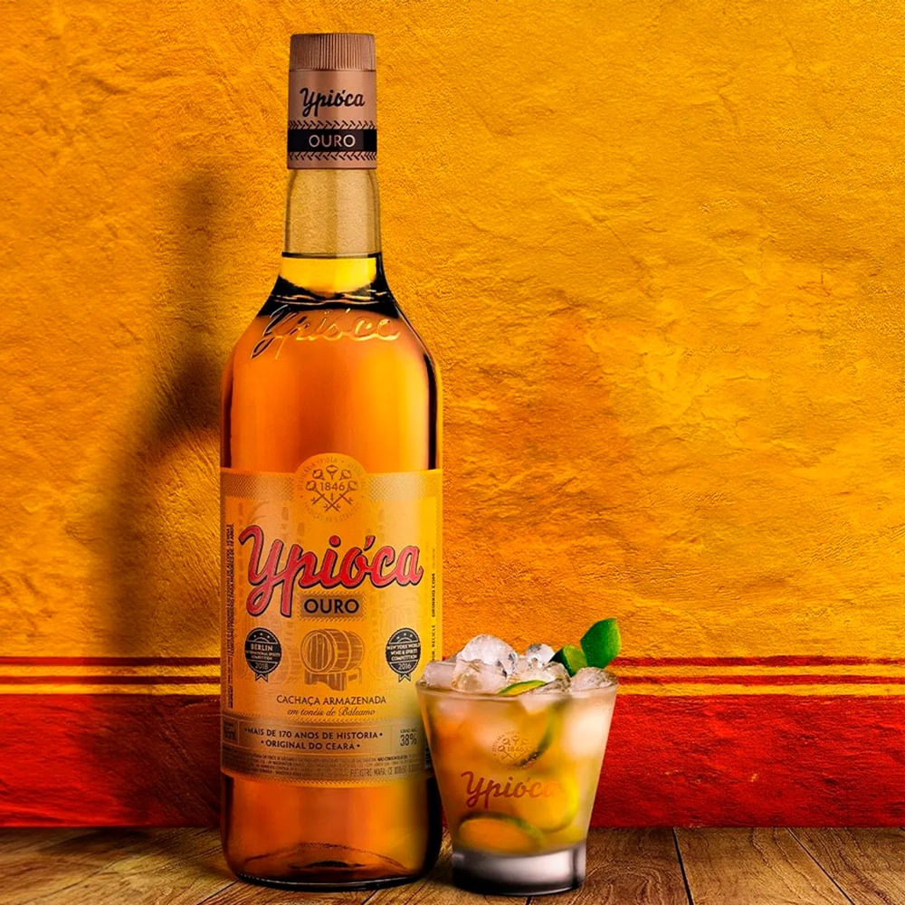 Cachaça Aguardente Ypióca Ouro 965ml 12 Unidades em Promoção | Ofertas ...