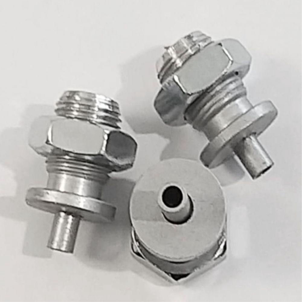 Kit 3 Prensa Cabo Canopla Lustre Cor Prata Sem Cabo Cb-6003 em Promoção ...