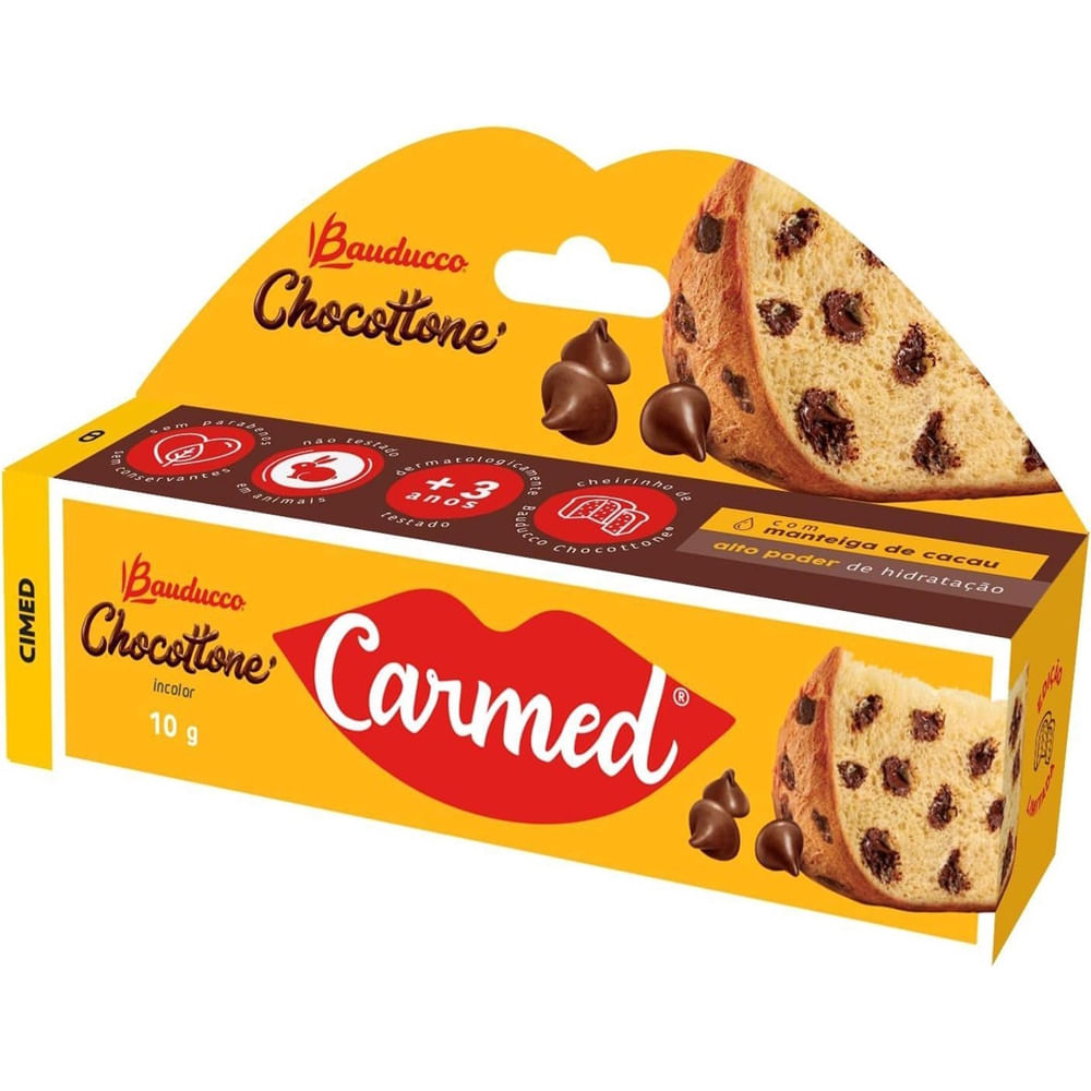 Carmed Bauducco Hidratante Labial Incolor Chocottone 10 G em Promoção ...