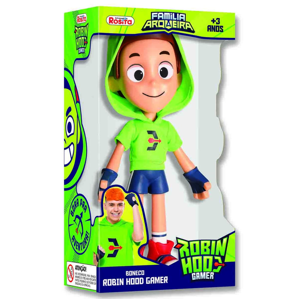 Boneco Robin Hood Gamer Articulado Familia Arqueira 25cm em Promoção ...