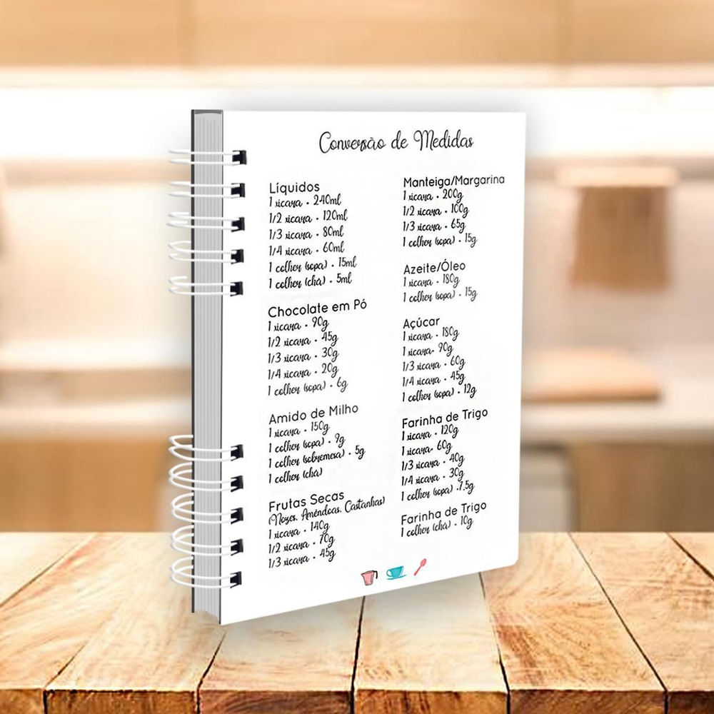Caderno De Receitas Minhas Receitas Cabelinho Preto em Promoção ...