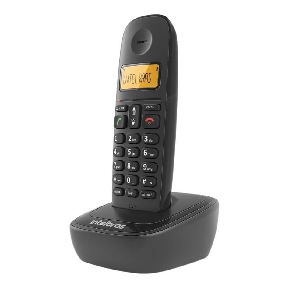 Kit Telefone Sem Fio intelbras 2510 + 3 Ramais ts 2511 Preto em ...
