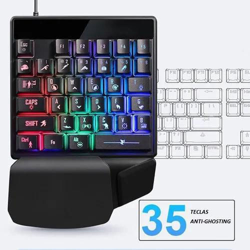 Teclado Gamer Para Video Game Pc Ps 4 Xbo One em Promoção | Ofertas na ...