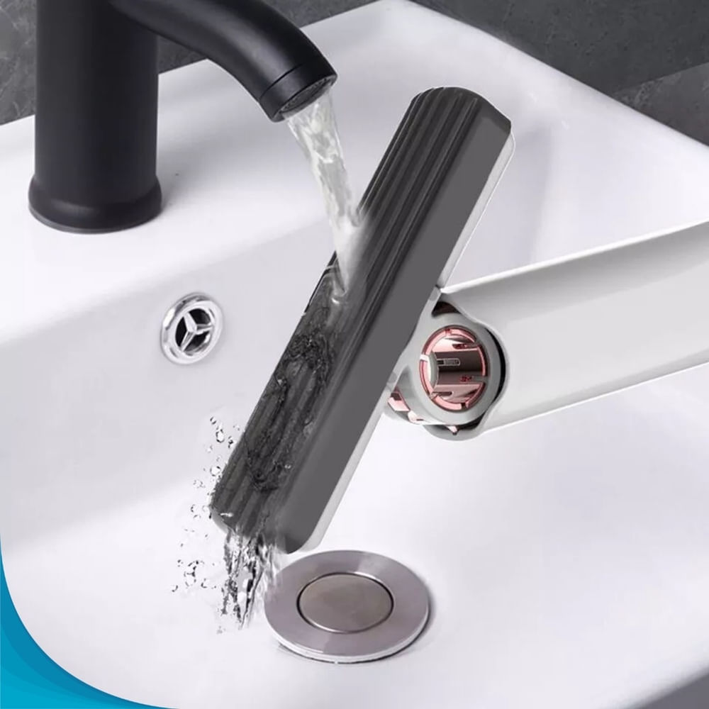 Mini Mop Dobrável Cozinha Limpeza Compacto Flexível Vidros Original em ...