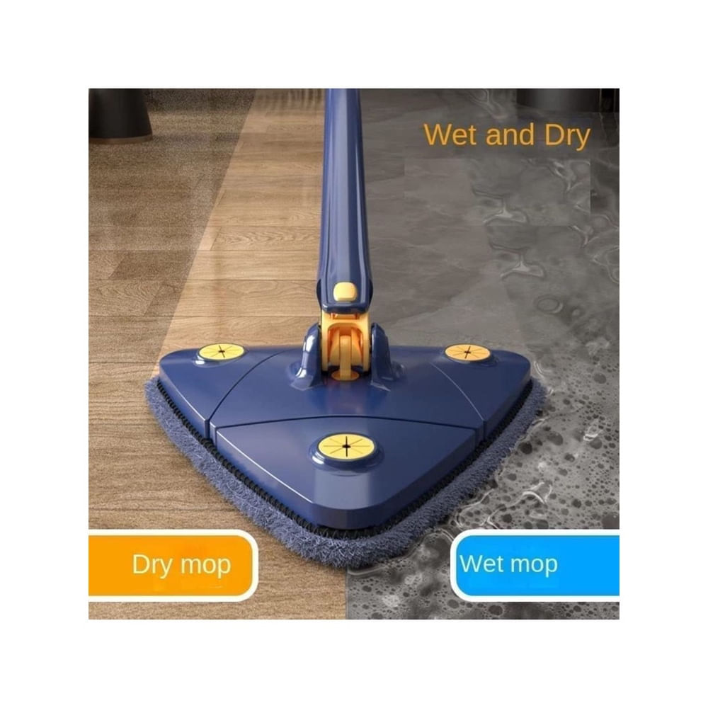 Rodo Mop Rodo Pano De Chão Microfibra Cabo Triangulo Limpeza em ...