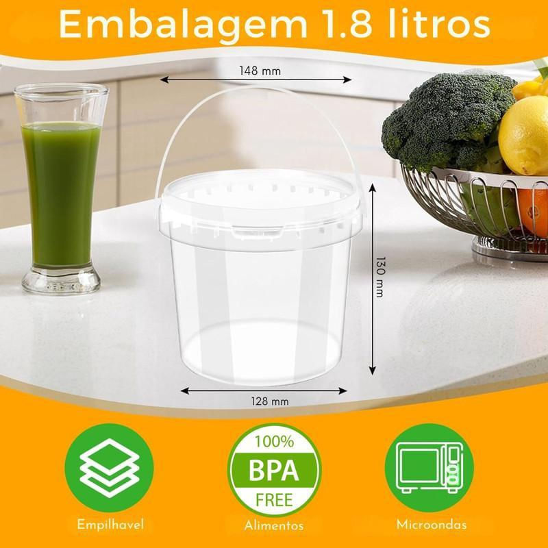 Balde 1.8L Para Guardar Ferramentas E Acessórios 50 Pçs em Promoção ...