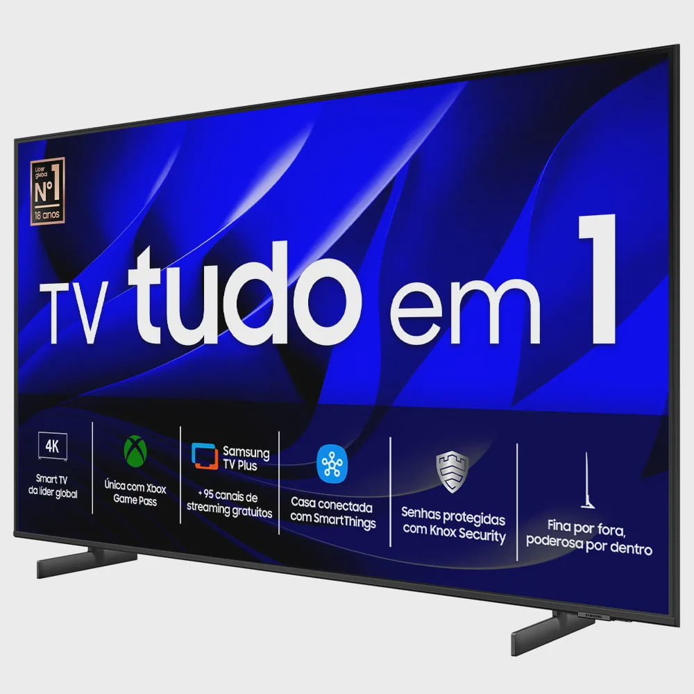 Smart TV Samsung 65 Polegadas Crystal uhd 4K 65DU8000 2024, Painel ...