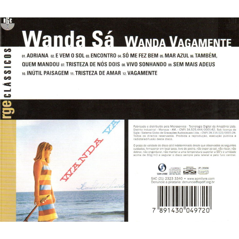 Cd wanda sá: wanda vagante em Promoção | Ofertas na Americanas