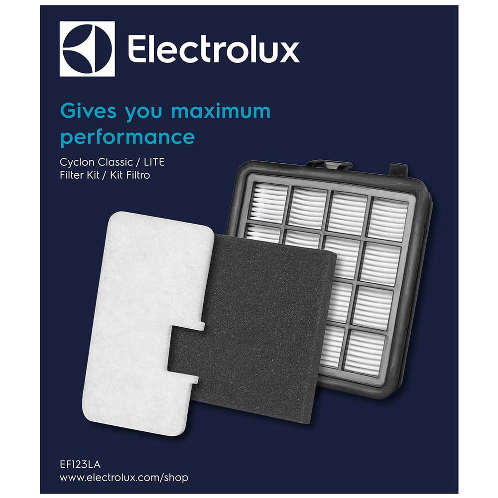 Kit Filtro de ar hepa Electrolux EF123LA para aspiradores de pó modelo ...