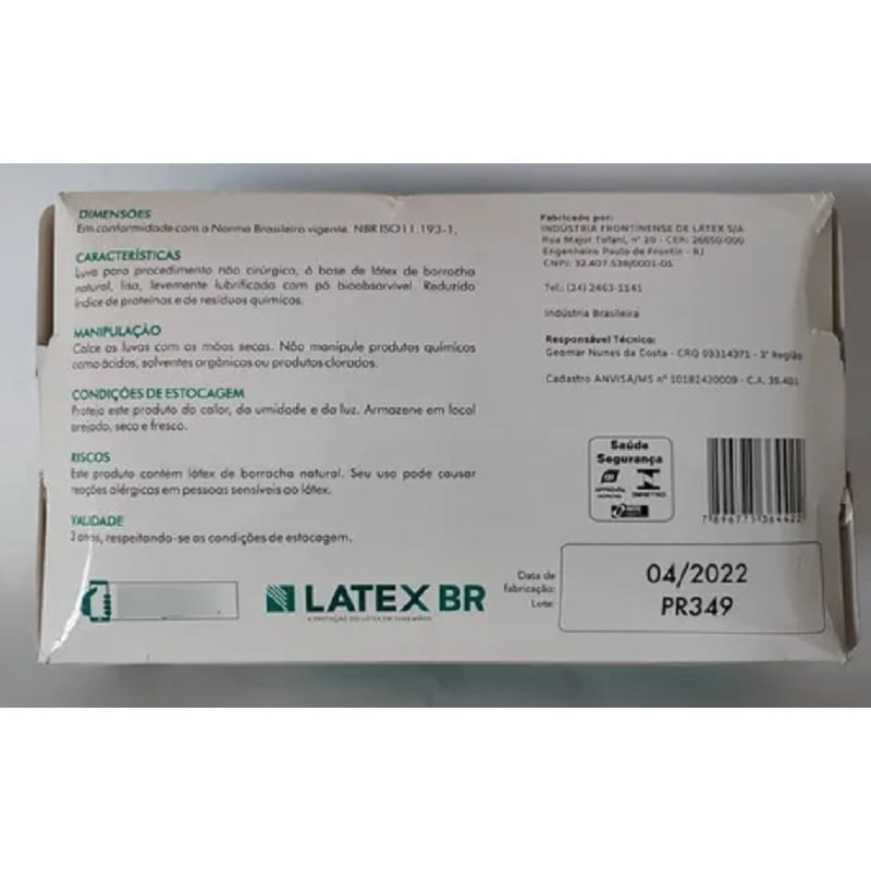Luva De Procedimento Látex Não Estéril Ambidestra Utile M em Promoção ...