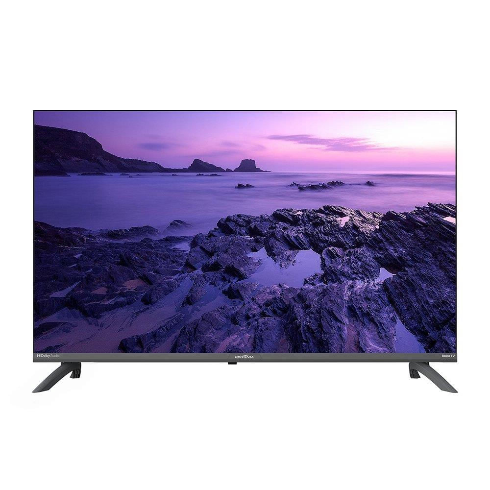 Smart TV lcd LED 40 Britânia BTV40E3ERSGB Roku, Full hd, Dolby, com 3 ...