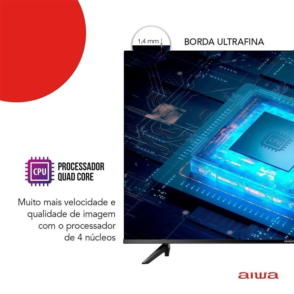 Smart TV dled 32 Aiwa AWSTV32BL02A hd, Wi-Fi, 2 usb, 2 hdmi, Borda ...