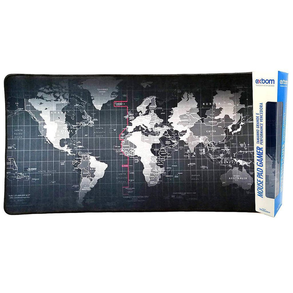 Mouse Pad Gamer 700X350 (Mapa Do Mundo Matrix) em Promoção | Ofertas na ...