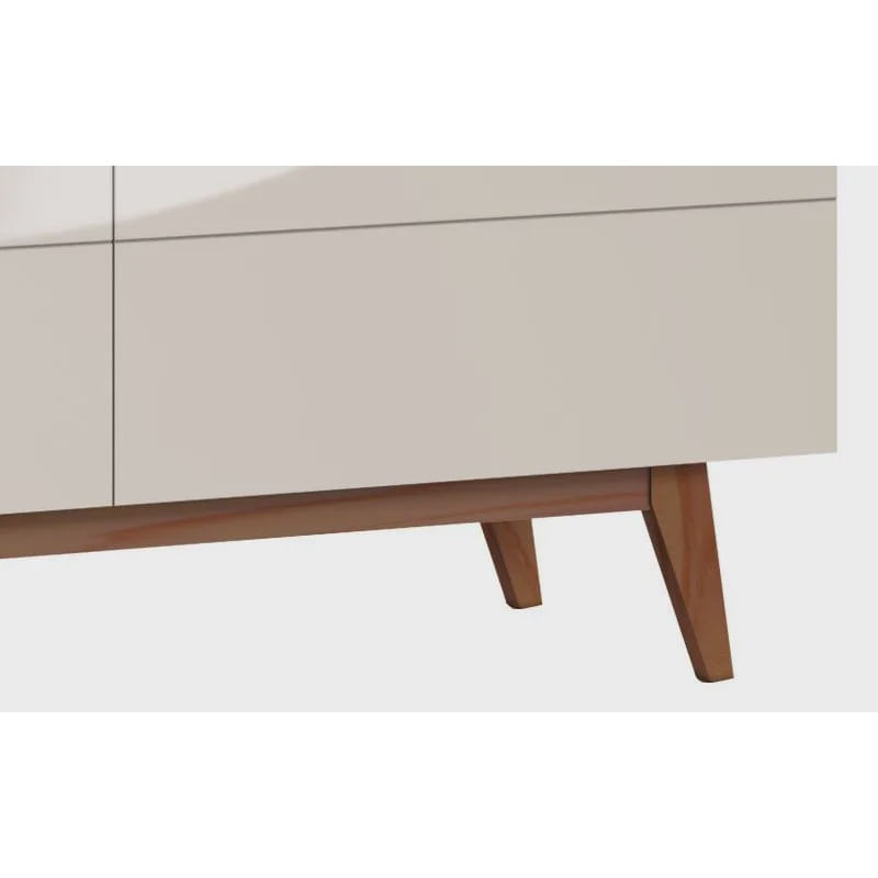 Rack Classic 3G 2.2 Off White com Freijó - Imcal Móveis em Promoção ...