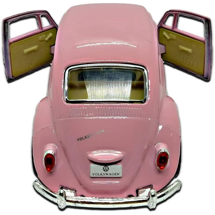 Miniatura Coleção Fusca Rosa 1967 Clássico Escala 1/32 em Promoção ...