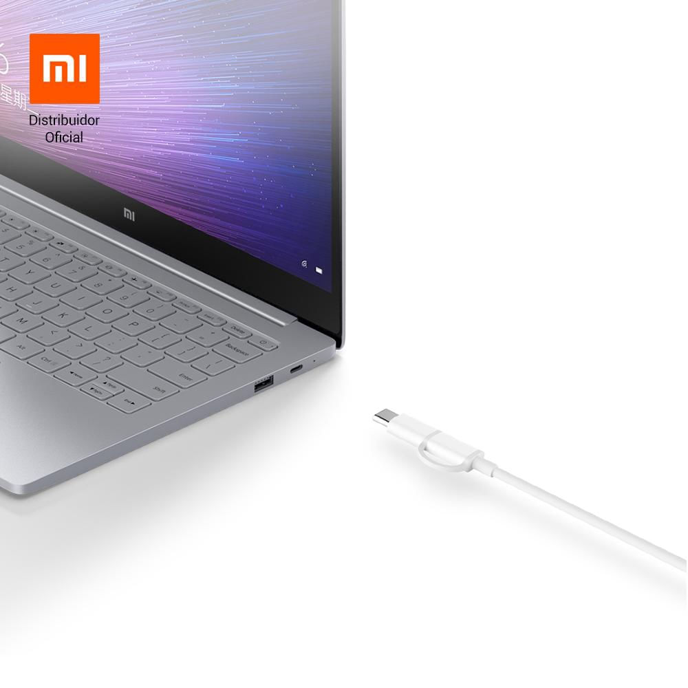 Cabo USB com saída dupla Tipo C e micro USB 30cm Xiaomi - Branco em ...