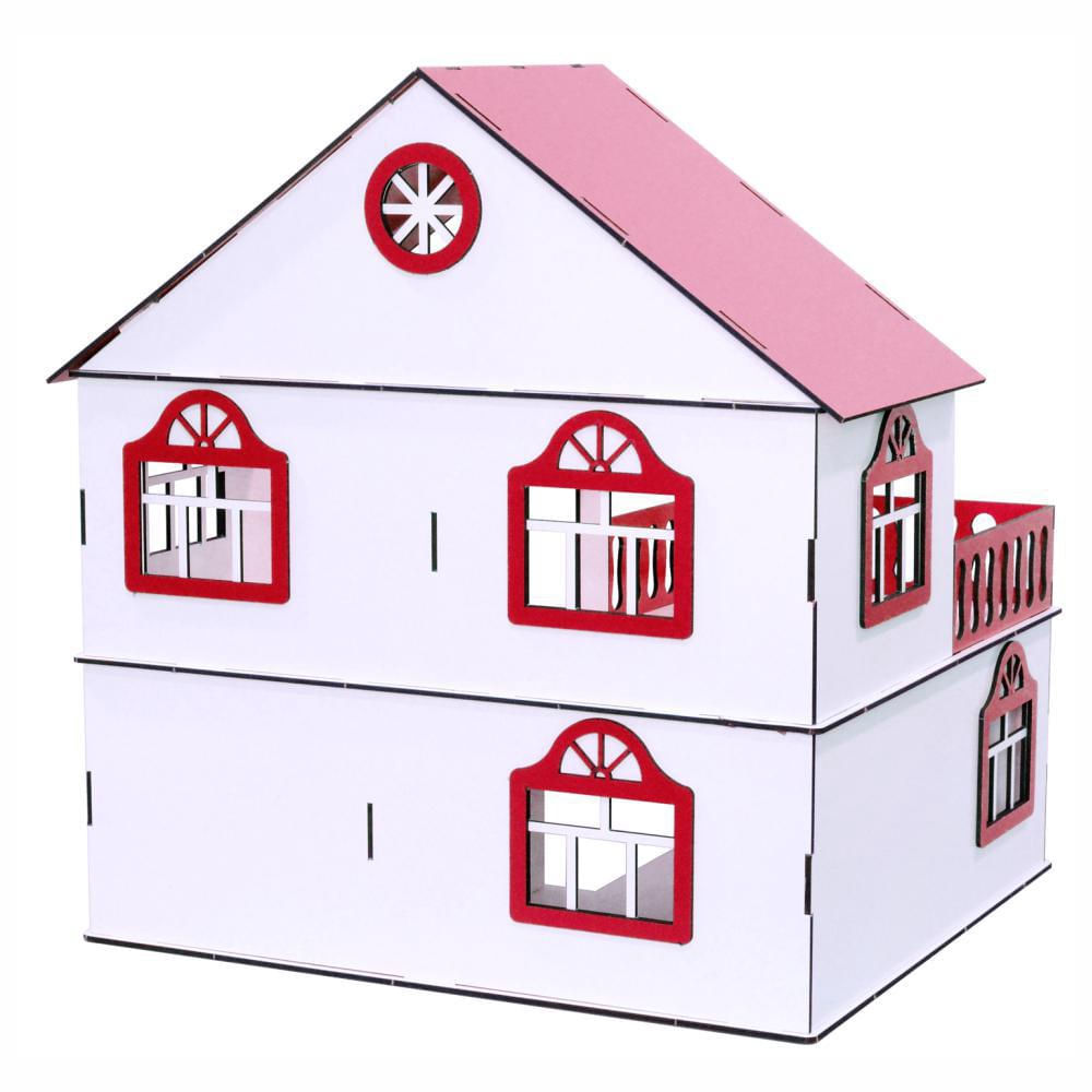 Casa De Bonecas Escala Decorativa Modelo July Rubrum Darama em Promoção ...