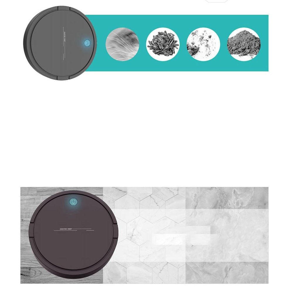 Robô Inteligente Aspirador USB Carregamento Wireless Home Sweepi em ...