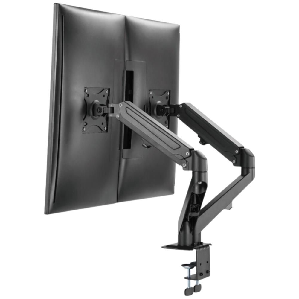 Suporte a Gás Para Monitor Gamer Suporta 2 Telas Cor Preto LG aoc Dell ...