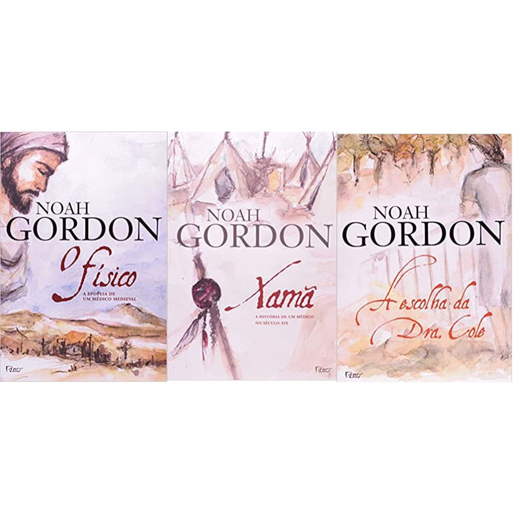 Kit 3 livros noah gordon O físico + Xamã: A história de um médico do século xix + A escolha da ...