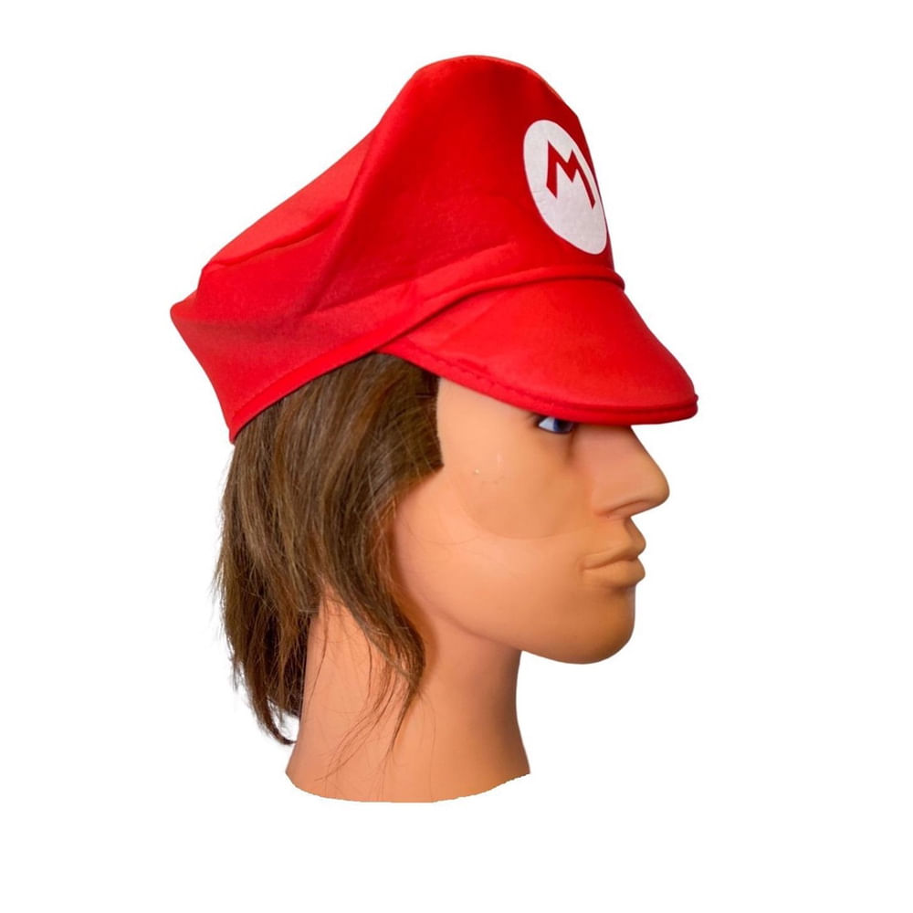 Boina Super Mário Bross Fantasia Cosplay em Promoção | Ofertas na ...