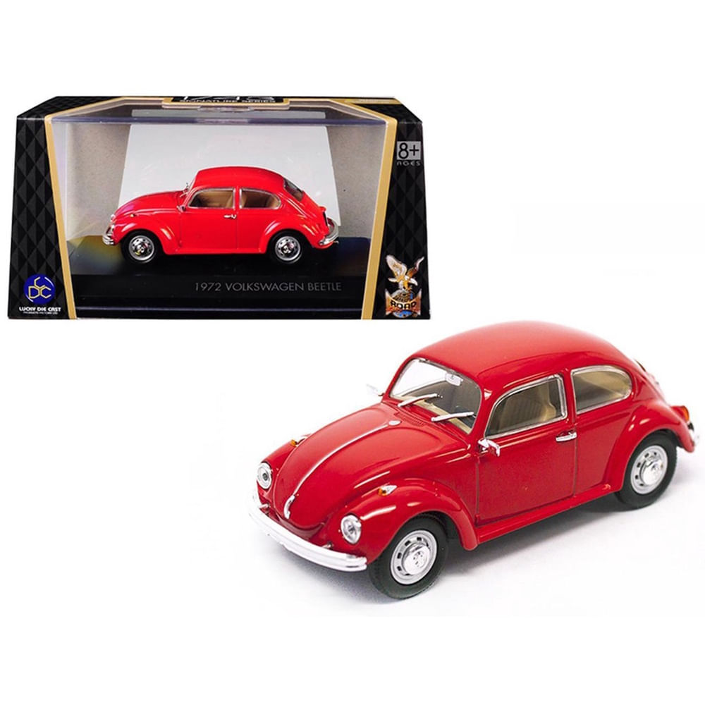 Miniatura Volkswagen Fusca Beetle 1972 Escala 1/43 Lucky em Promoção ...