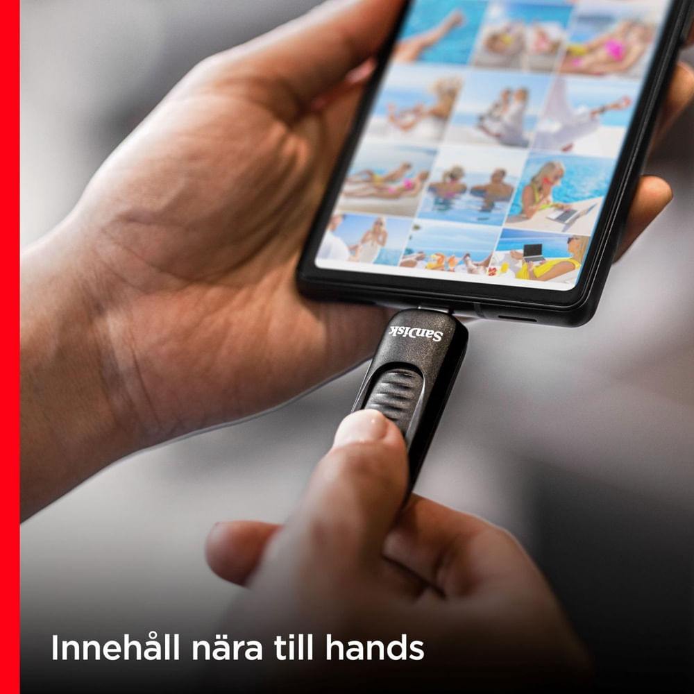 Unidade flash USB SanDisk Ultra Slider 64GB USB Type-C 3.2 em Promoção ...