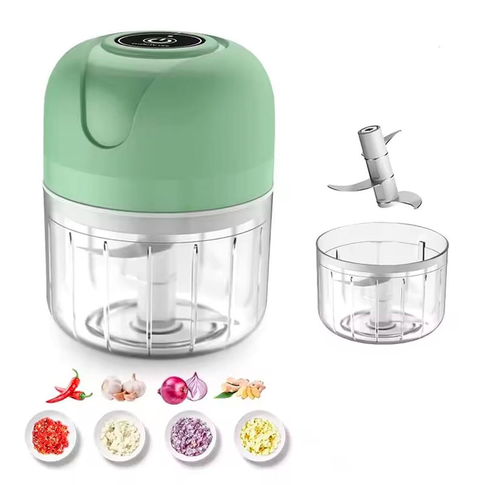 Processador Mini Alimentos Elétrico S/Fio Cozinha Prática em Promoção ...