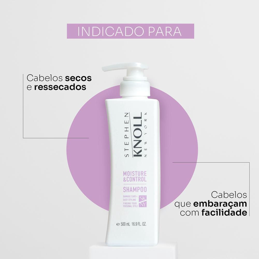 Stephen Knoll Moisture & Control Shampoo 500Ml em Promoção | Ofertas na ...