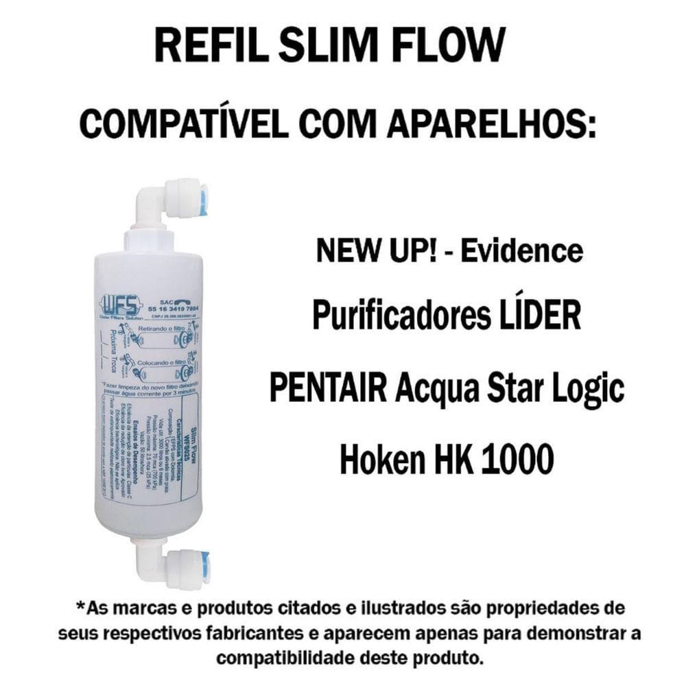Refil Filtro Purificador Logic Acqua Star New Up Evidence em Promoção ...