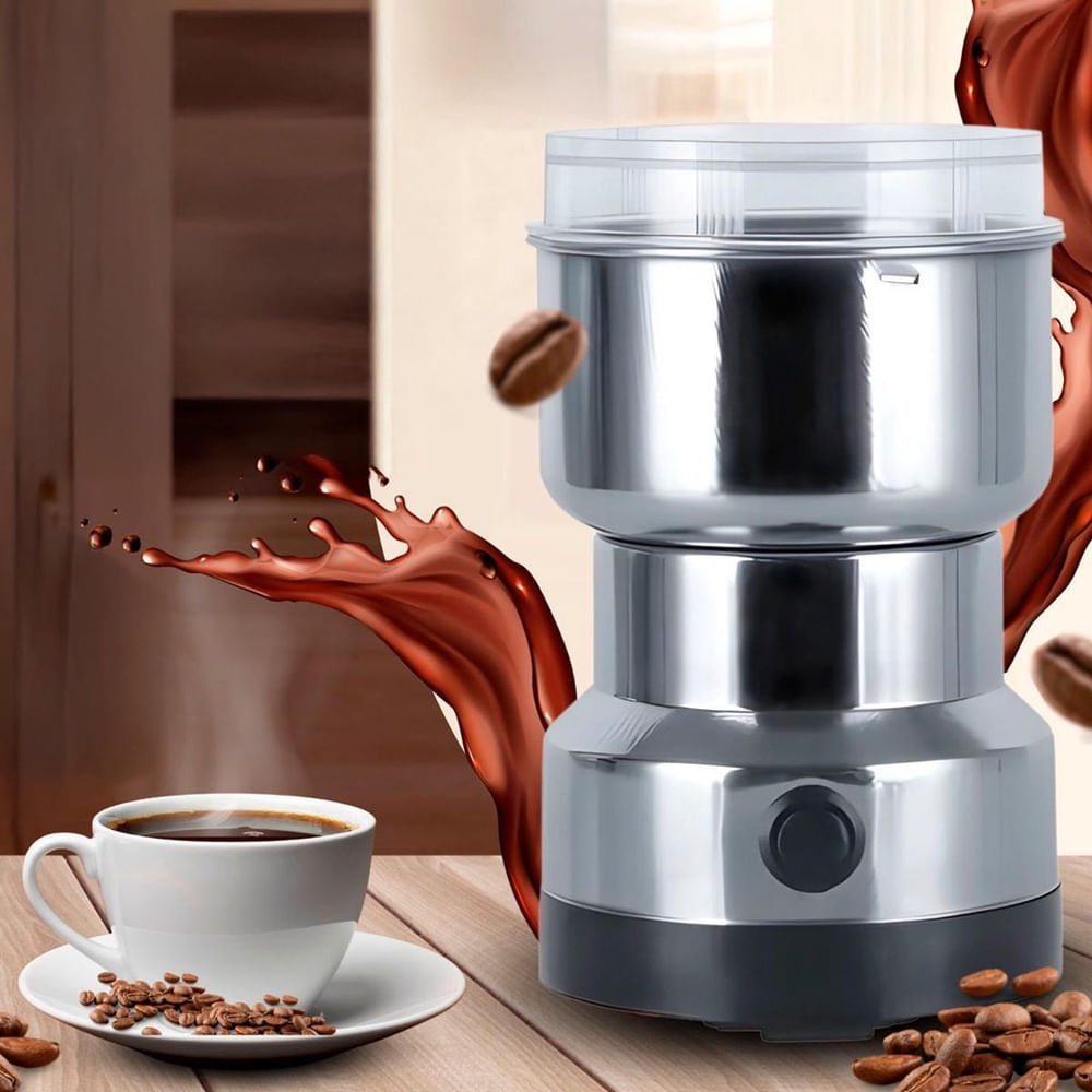 Mini Moedor Café Elétrico Ideal Moer Grãos Portátil E Bivolt em ...