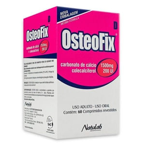 Osteofix D 600mg + 200UI com 60 Comprimidos Revestidos em Promoção ...