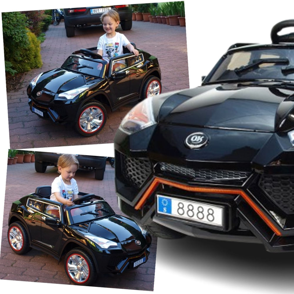 Carro Eletrico Belfix suv Raven 6V com Controle Remoto Preto em ...