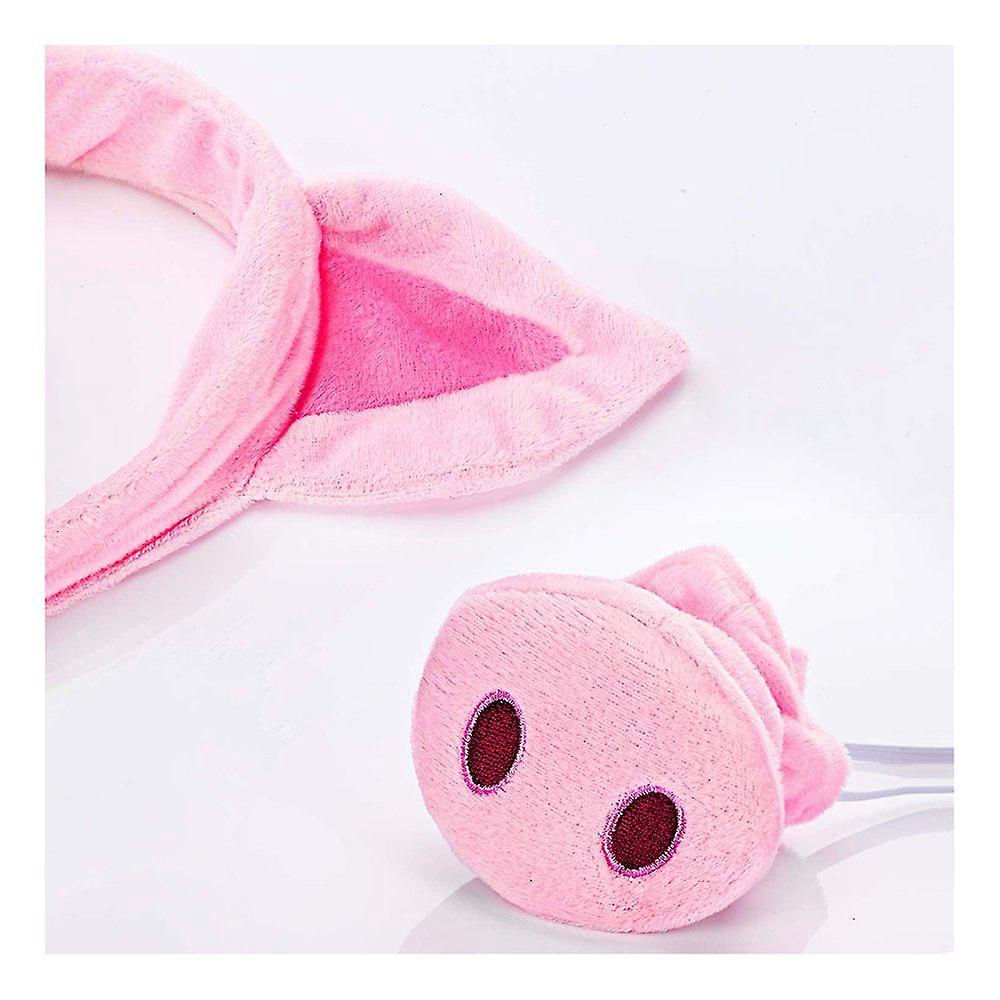 Conjunto de fantasias de porco, orelhas de porco, nariz, rab em ...