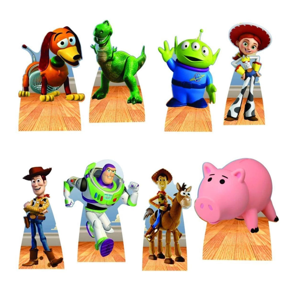 Toy Story Kit 8 Displays De Mesa Decoração Para Festa Em Mdf em ...