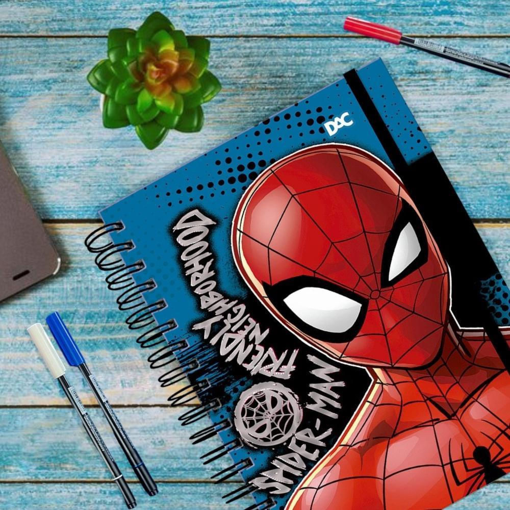 Caderno Smart Universitário Dac Spíder Man Espiral 80Fls em Promoção ...